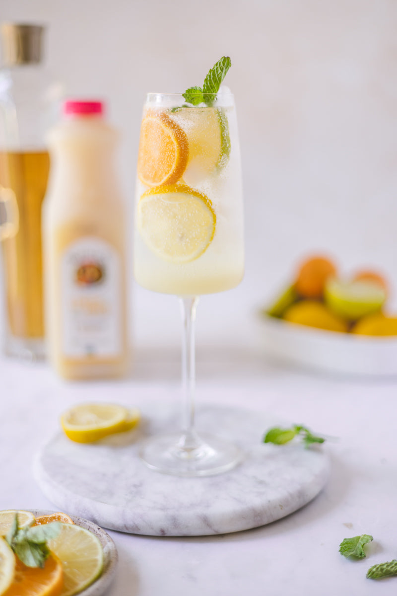 Summer Citrus Hugo Spritz – Natalie's Orchid Island Juice Company