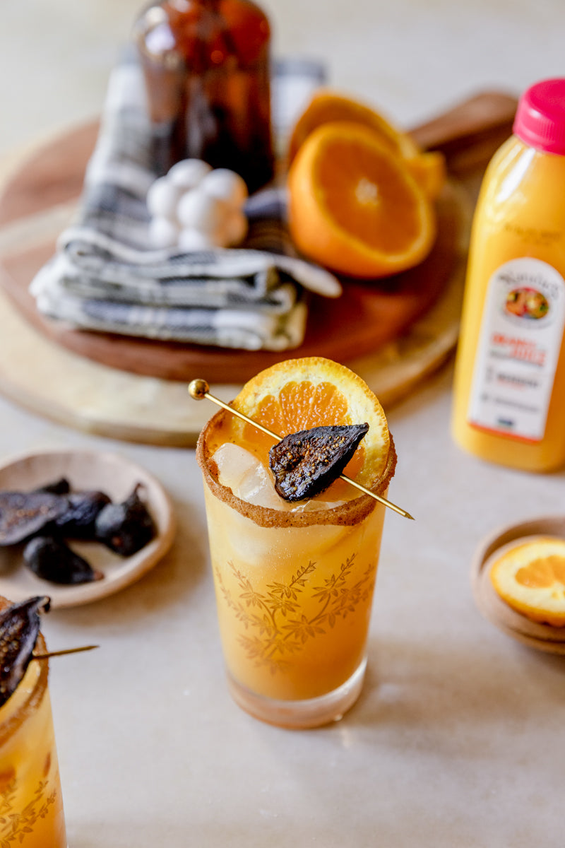 Orange Fig Gin Spritz – Natalie's Orchid Island Juice Company
