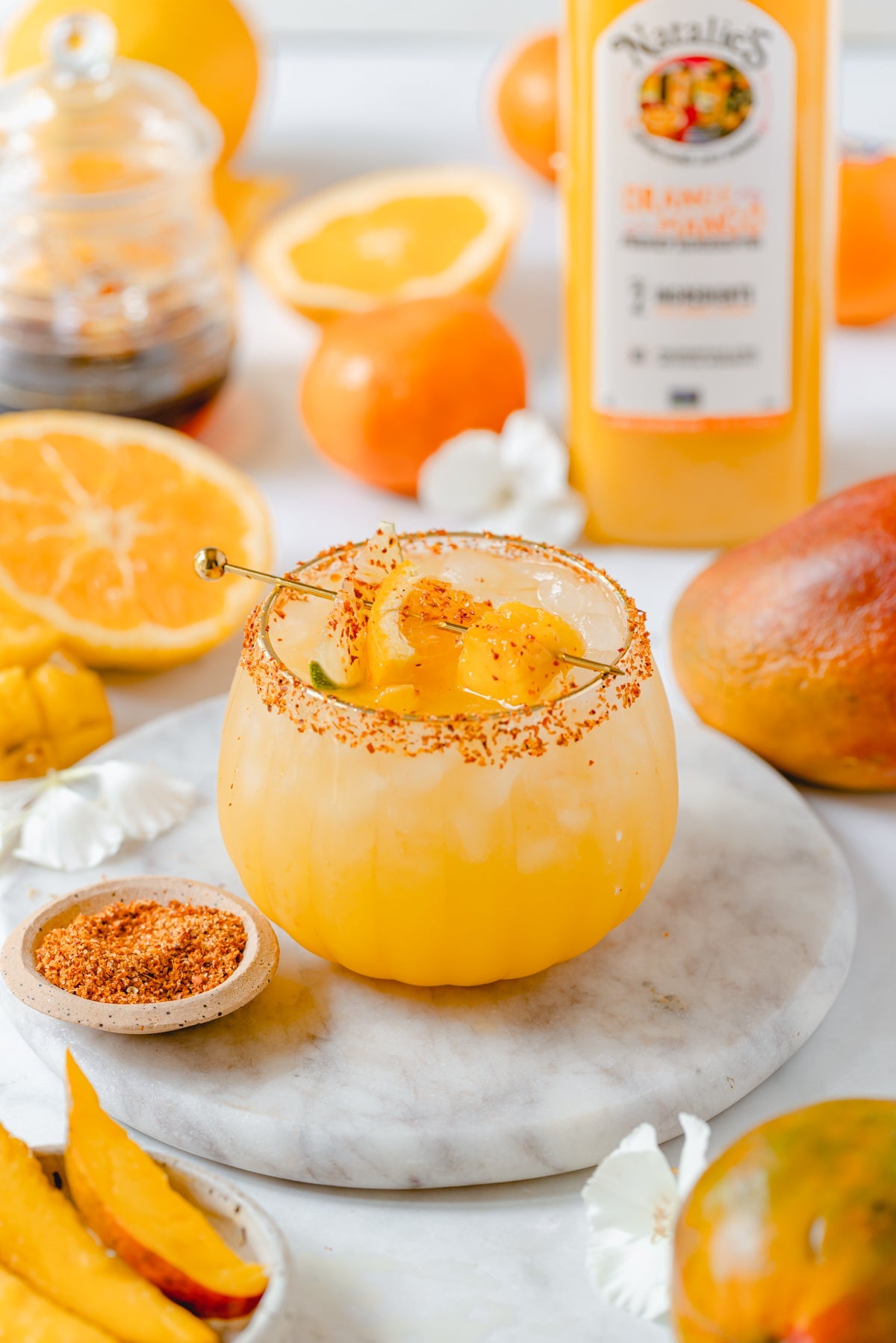 Hot Honey Orange Mango Cocktail – Natalie's Orchid Island Juice Company
