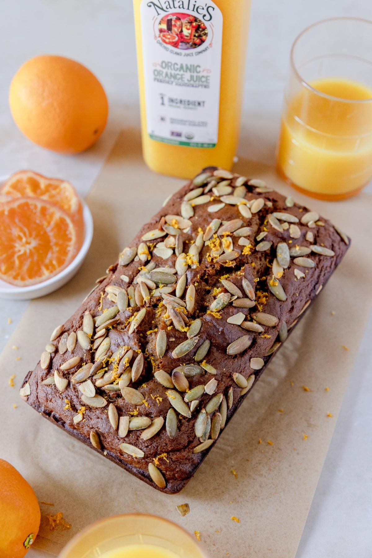 Citrusy Orange Pumpkin Bread – Natalie's Orchid Island Juice Company